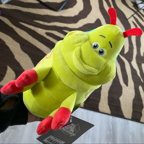 Disney | Toys | Nwt Disney Heimlich Caterpillar Plush | Poshmark